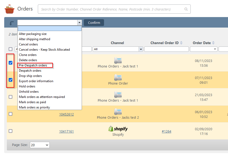 How to Pre-despatch your Orders – StoreFeeder