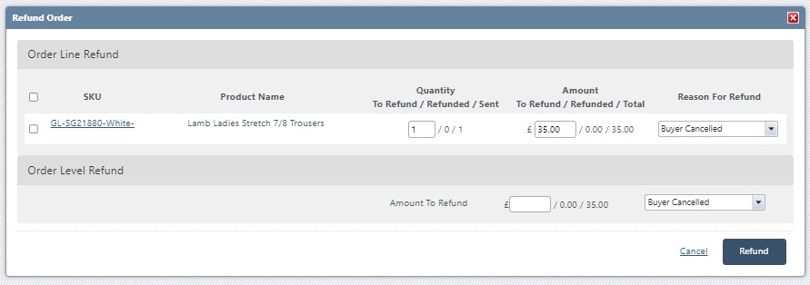 eBay Refunds – StoreFeeder