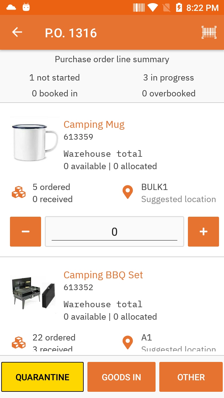 StoreFeeder App - Deliveries – StoreFeeder